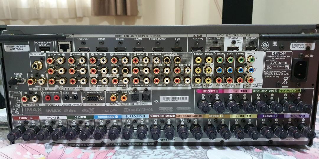 Denon AVC A110 limited addition anniversary flagship 8K AVR receiver ...