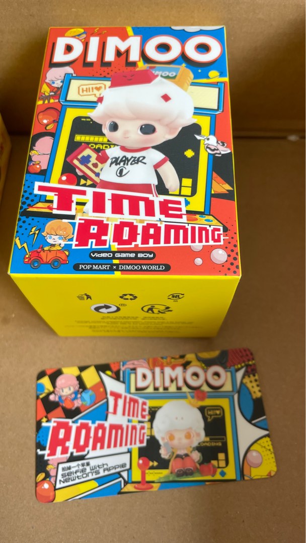 DIMOO [SEALED] ( POPMART) Time Roaming - SELFIE WITH NEWTON APPLE ...