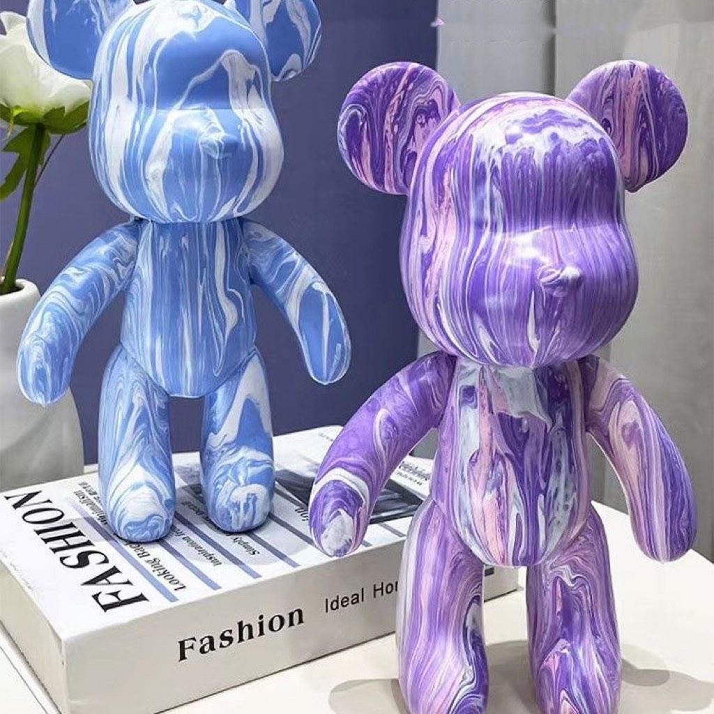 DIY Fluid Bearbrick (23cm) Painting Art Graffiti Toys Bonding Event ...