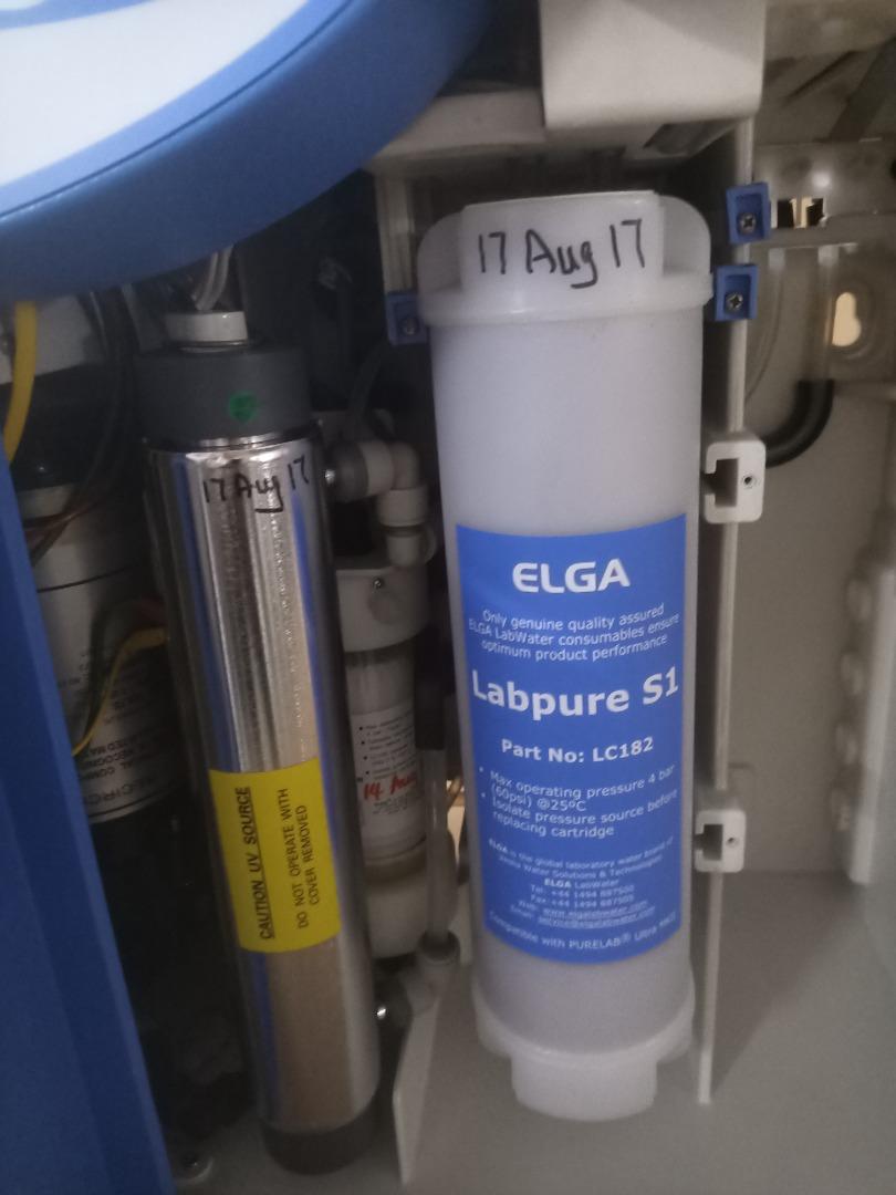 ELGA Purelab Ultra AN MK2 Water purification unit v02.01.03, Computers ...