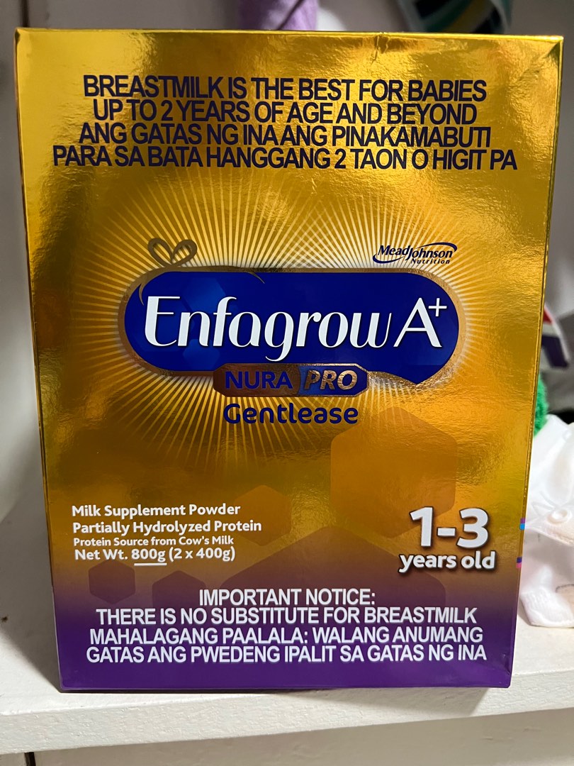 Enfagrow A+ Gentlease 1-3 y/o, 800g, Health & Nutrition, Health ...