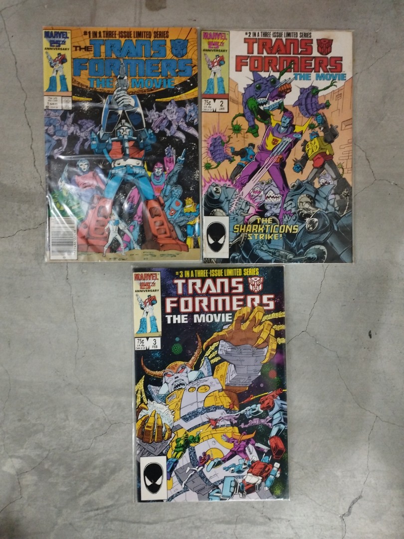 Marvel Comic : The Transformers The Movie, Hobbies & Toys, Books ...
