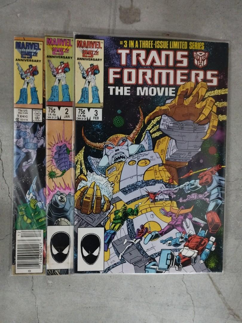 Marvel Comic : The Transformers The Movie, Hobbies & Toys, Books ...