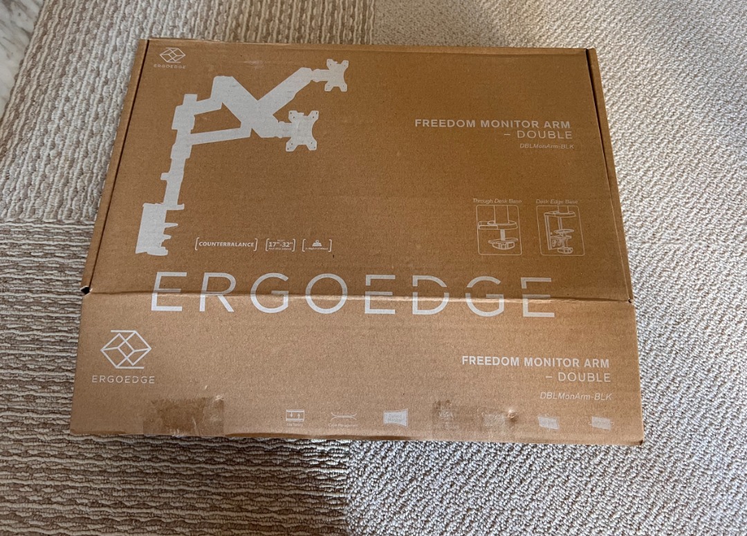 ERGOEDGE FREEDOM Double Hydraulic Monitor Arms (NO POLE), Computers ...