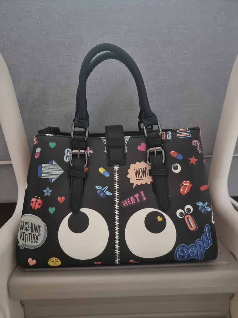 Eye Theme Bag, Women's Fashion, Bags & Wallets, Tote Bags on Carousell
