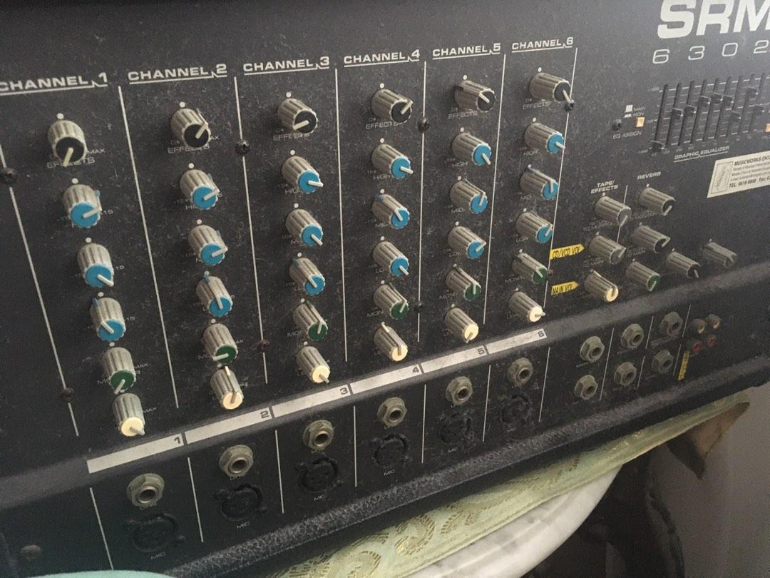 Fender power mixer SRM6302, Hobbies & Toys, Music & Media, Music ...