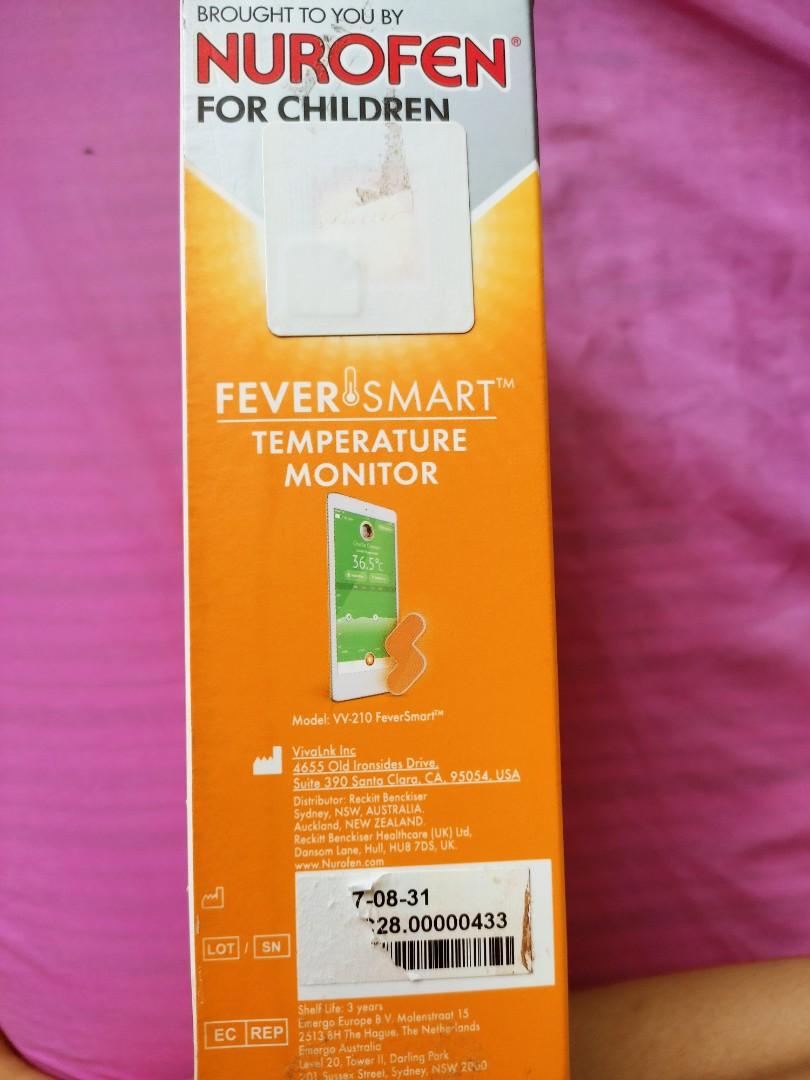 Fever Smart Temperature Monitor, Health & Nutrition, Thermometers on ...