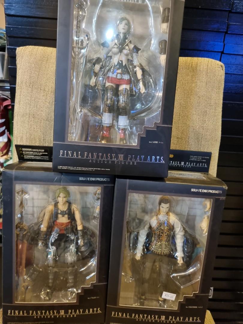 Final Fantasy XII Play Arts Kai Vaan Ashe Balthier Figures, Hobbies ...