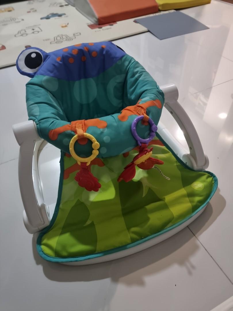 Fisher price sit me up floor seat (frog), Babies & Kids, Baby Nursery ...