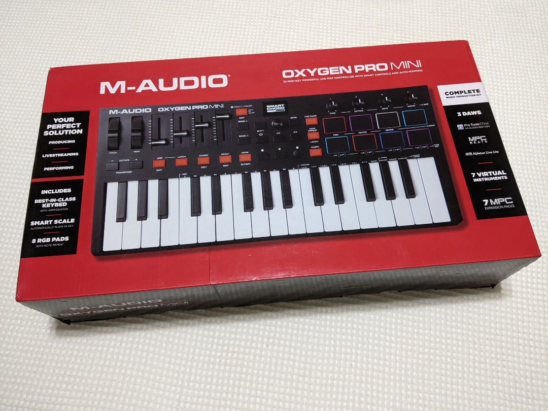 For Sale! M-AUDIO Oxygen Pro Mini 32-key MIDI Controller, Hobbies ...
