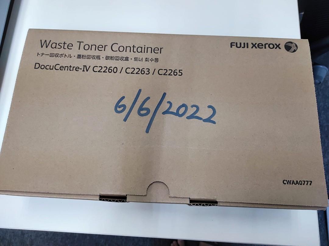 Fuji Xerox Toner (Black) and Waste Toner Container, Computers & Tech ...