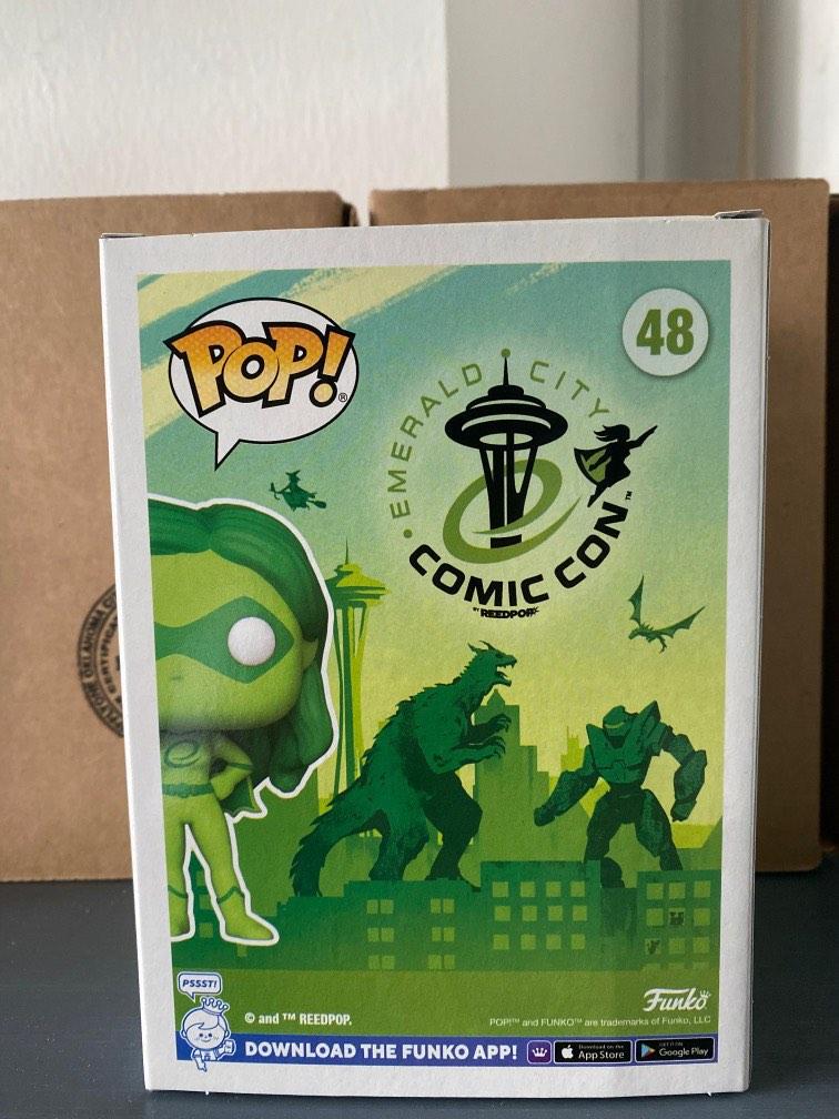 Funko Pop Emerald City Comic Con Crusaderette GITD, Hobbies & Toys ...
