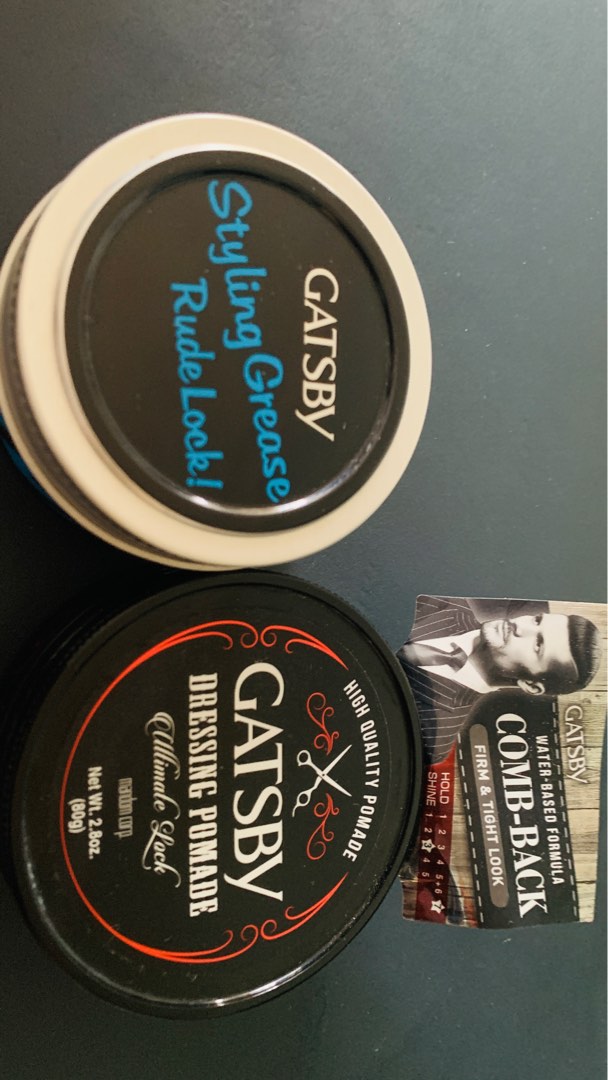 Gatsby pomade, Beauty & Personal Care, Men's Grooming on Carousell