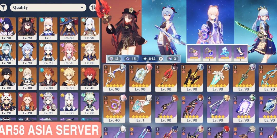 GENSHIN IMPACT ACCOUNT, Video Gaming, Video Games, Others on Carousell