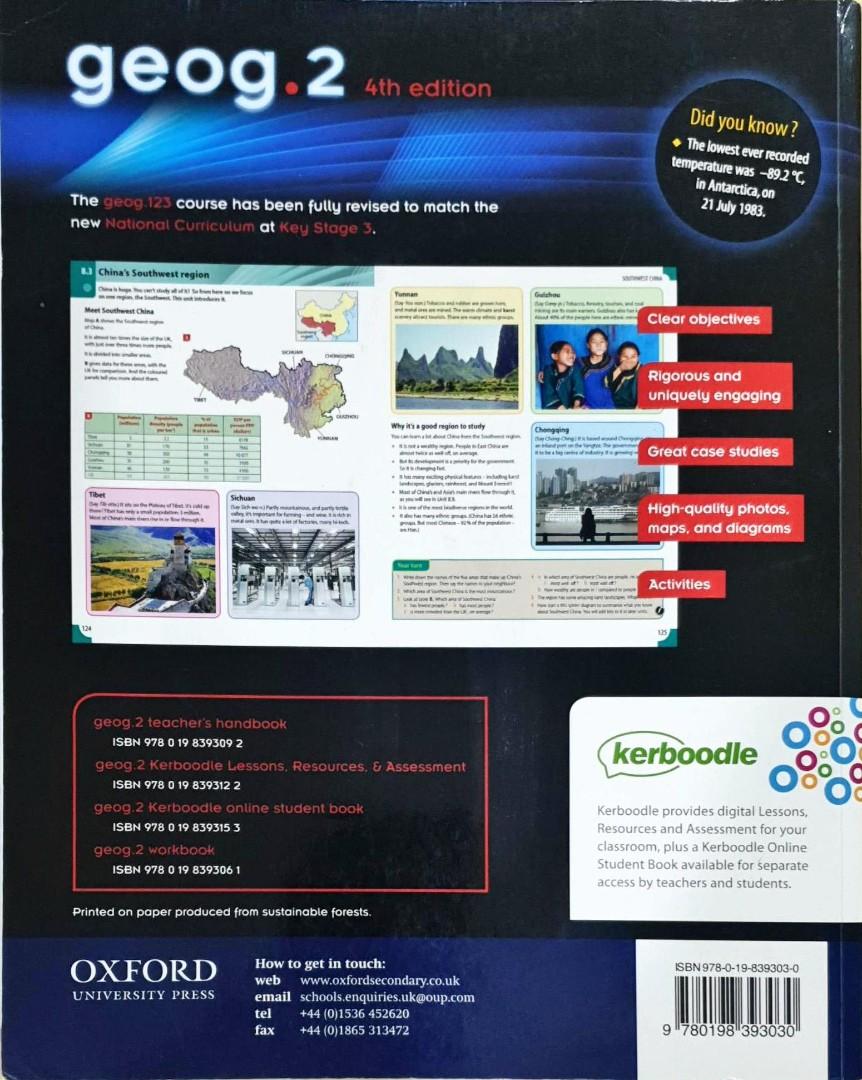 Geog 2 4th edition, Hobbies & Toys, Books & Magazines, Textbooks on ...