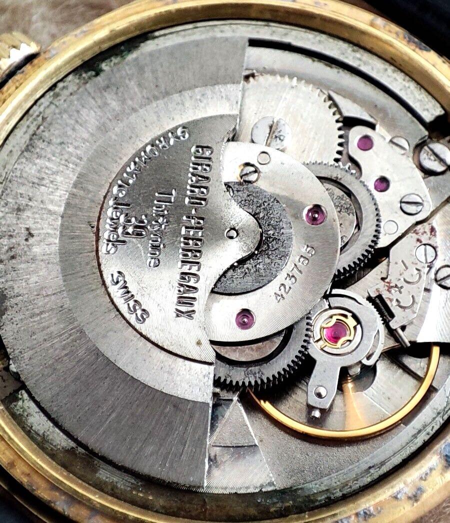 Girard Perregaux Gyromatic 39 Jewels 20M GOLD Filled Automatic 34mm MEN ...