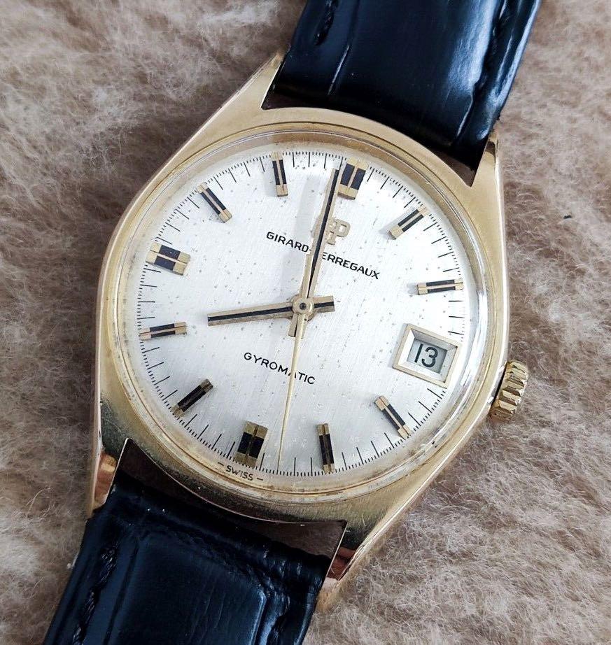 Girard Perregaux Gyromatic 39 Jewels 20M GOLD Filled Automatic 34mm MEN ...