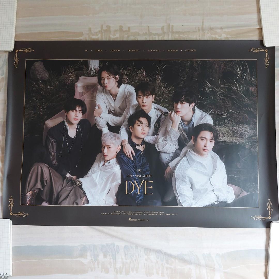 GOT7 DYE POSTER SET, Hobbies & Toys, Music & Media, Music Accessories ...