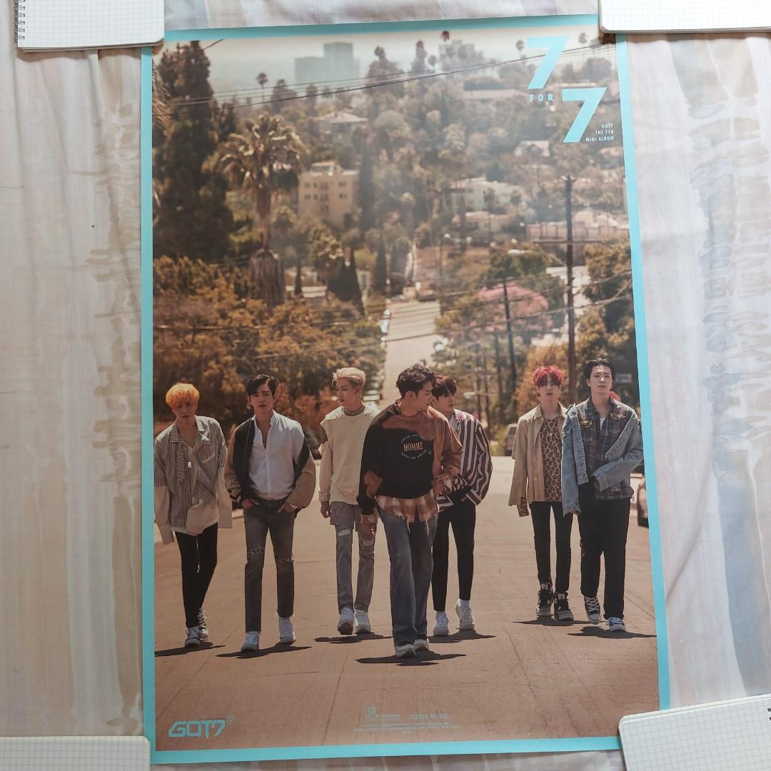GOT7 POSTER SET (Pre-loved), Hobbies & Toys, Music & Media, Music ...