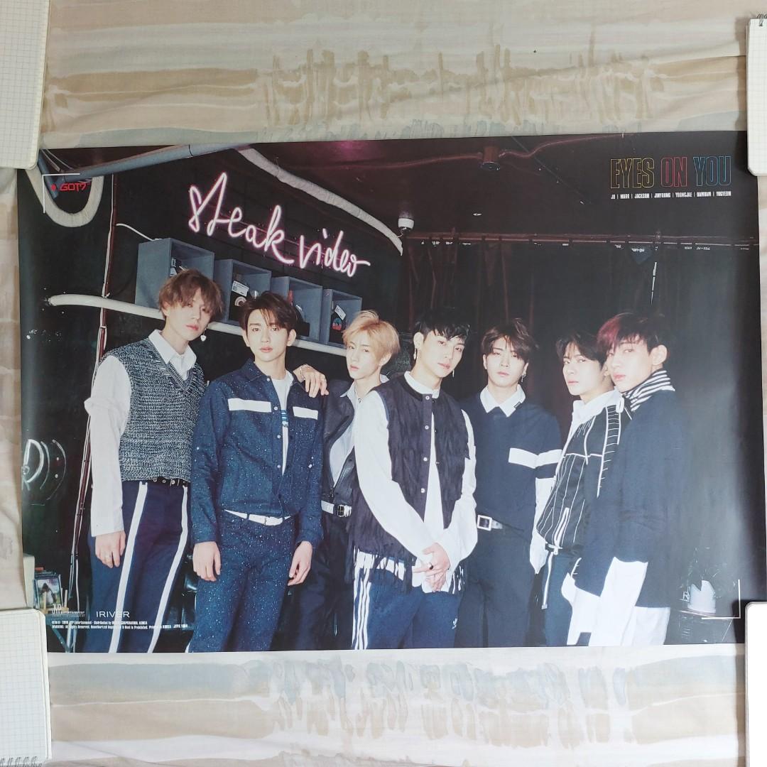 GOT7 POSTER SET (Pre-loved), Hobbies & Toys, Music & Media, Music ...