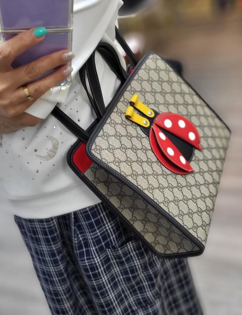 Gucci Ladybug Tote, Luxury, Bags & Wallets on Carousell