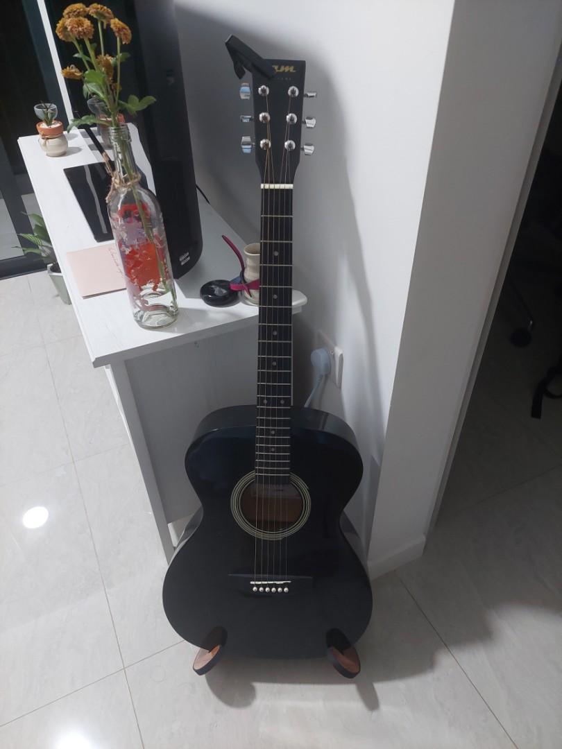 Guitar, capo, stand, and carrier, Hobbies & Toys, Music & Media ...