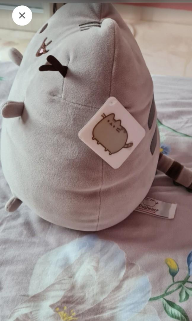 Gund Pusheen squisheen sitting standing plush, Hobbies & Toys, Toys ...