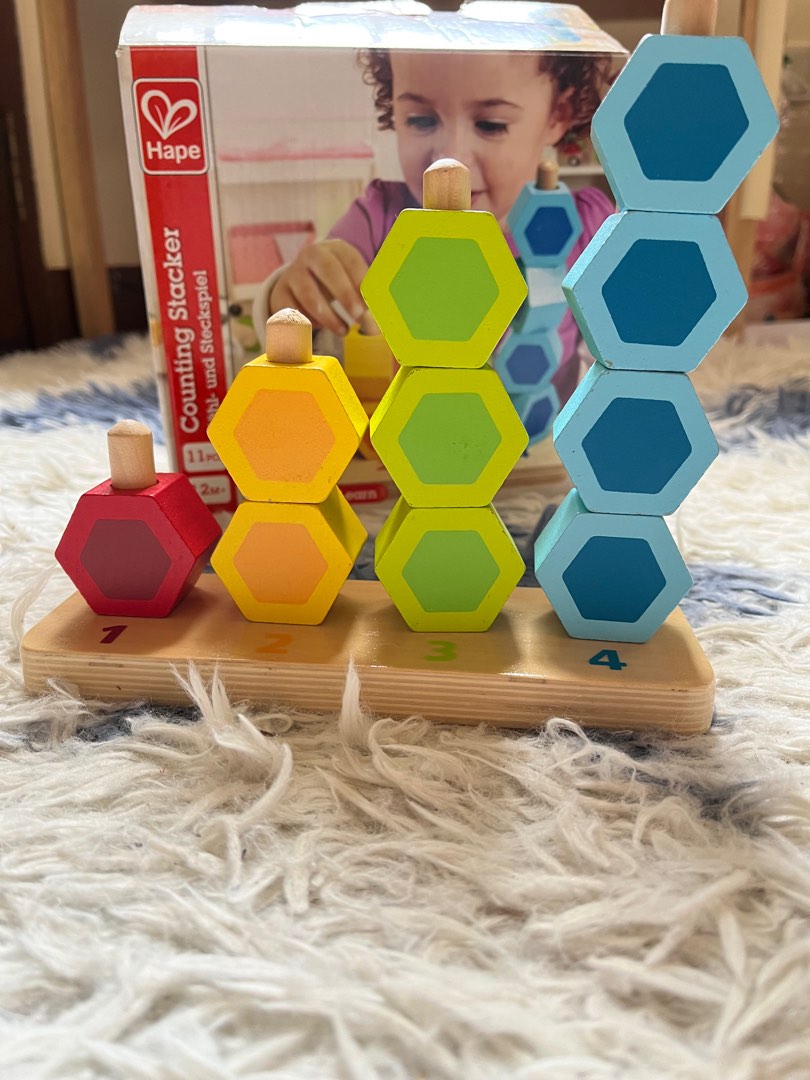 Hape Germany Counting Stacker, Hobbies & Toys, Toys & Games on Carousell