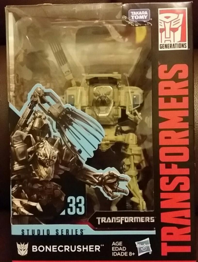 Hasbro Transformers Studio Series 33 Bonecrusher Figure, 興趣及遊戲, 玩具 & 遊戲類 - Carousell