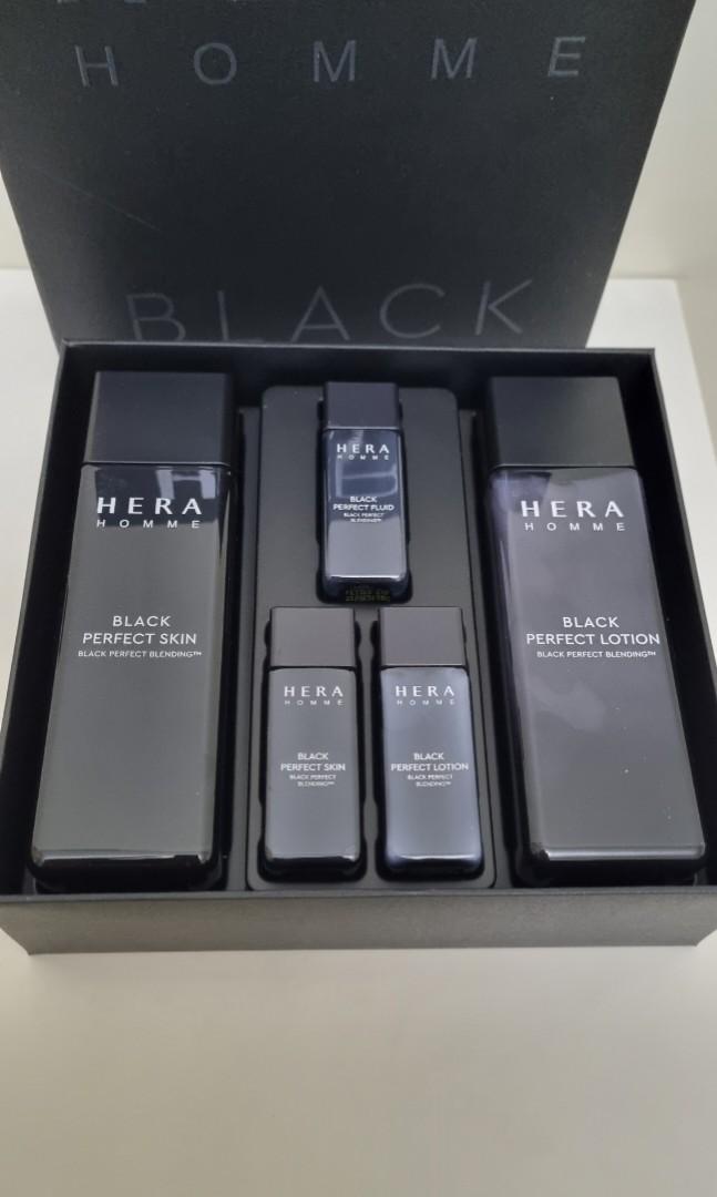 HERA Homme Black Perfect Skin Set for Men, Beauty & Personal Care, Face ...