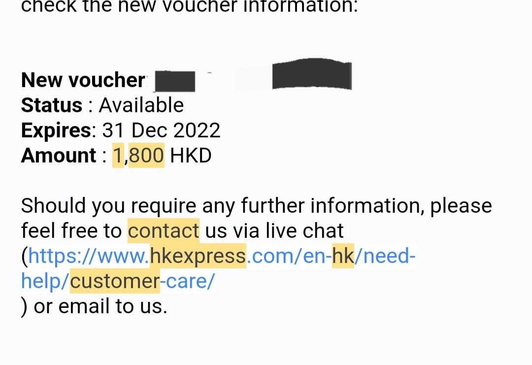 HK Express voucher, 門票＆禮券, 機票及海外景點 - Carousell