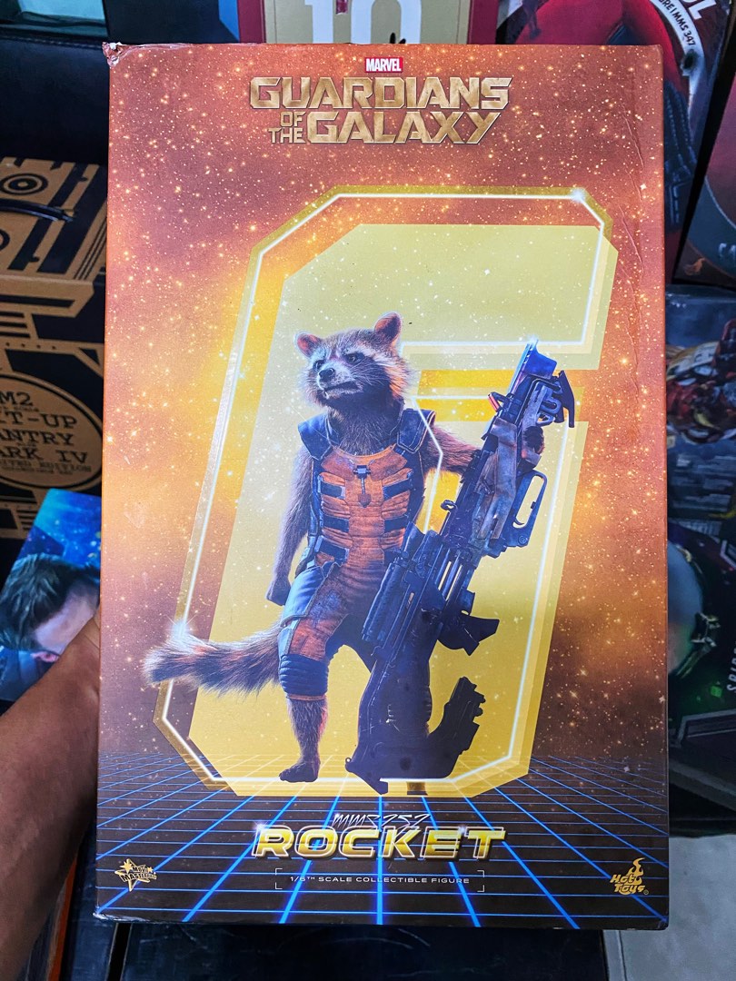Hot Toys - Rocket GOTG 1, Hobbies & Toys, Toys & Games on Carousell