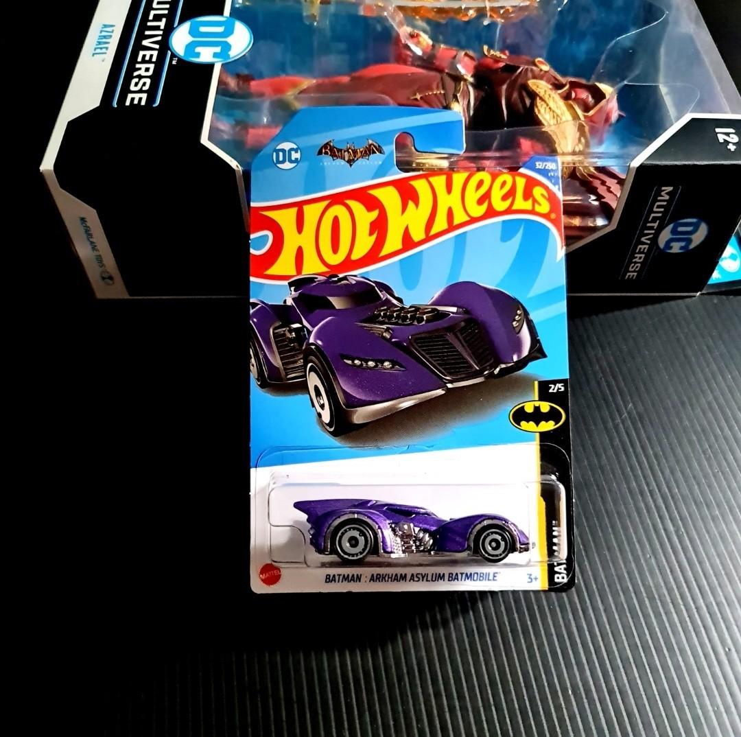 Hot Wheels Batman Arkham Asylum Batmobile ( Purple ) Hotwheels DC ...