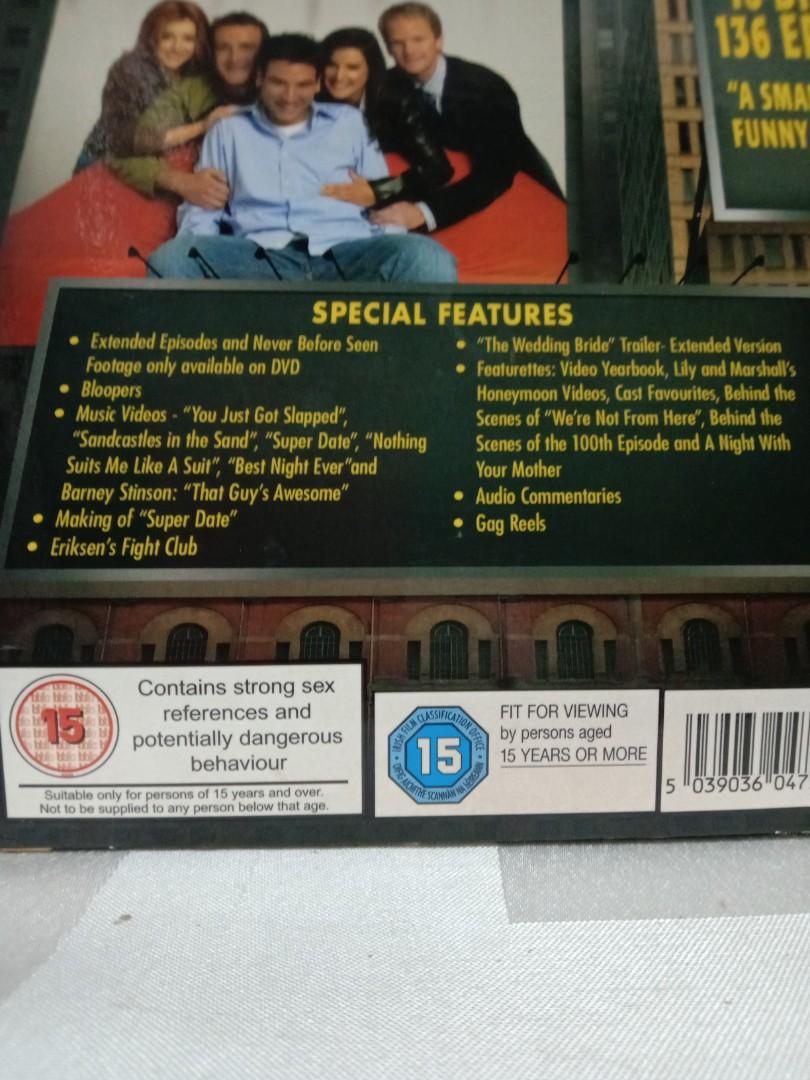 How I Met Your Mother 18 Dvd Disc Hobbies And Toys Music And Media Cds And Dvds On Carousell