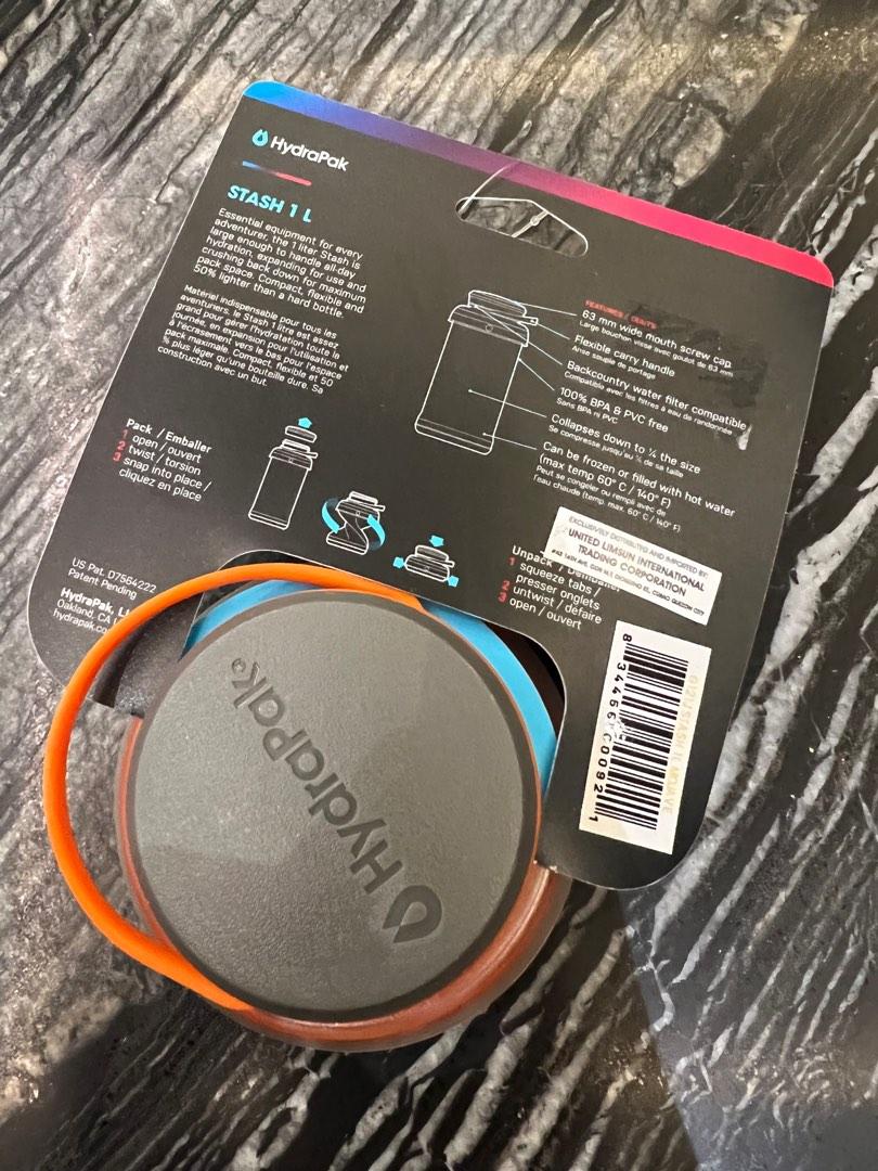 Hydropak Stash 1L Flexible Bottle, Food & Drinks, Beverages on Carousell