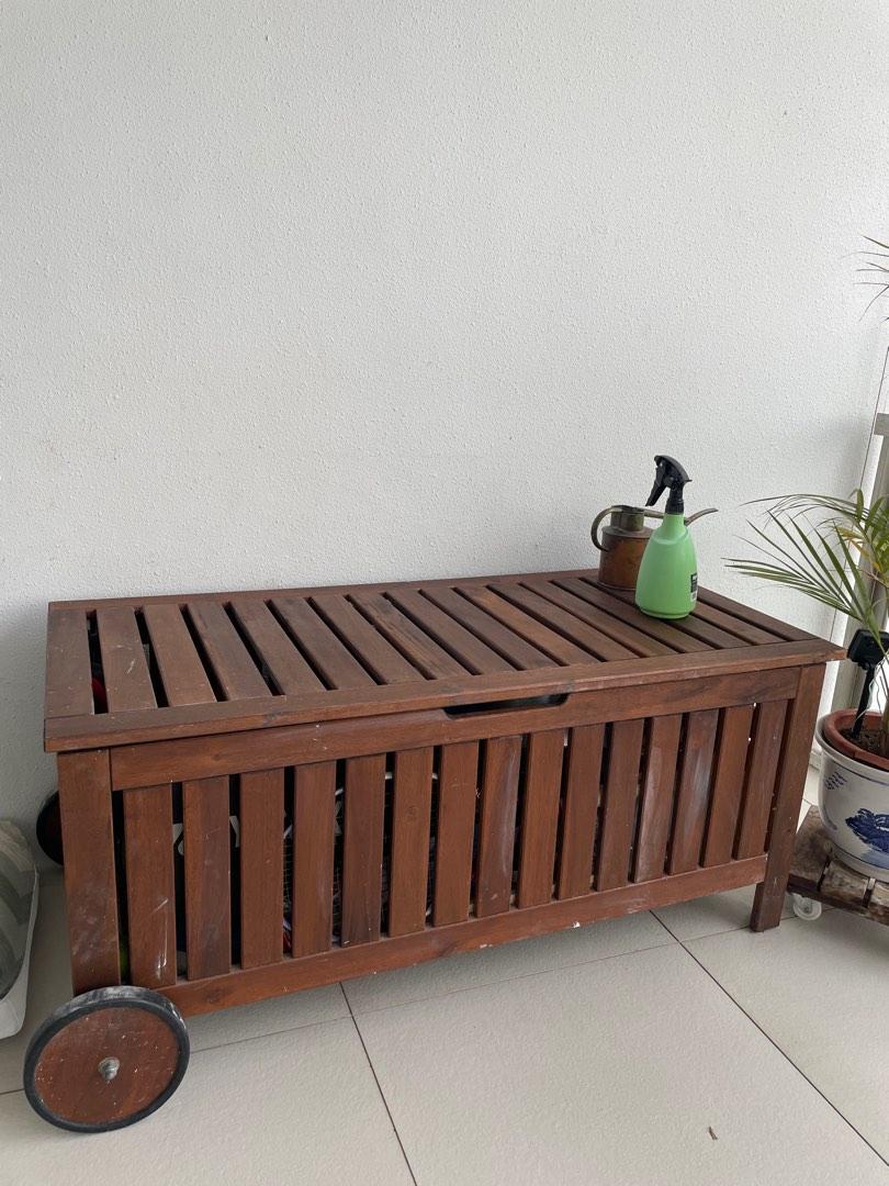IKEA Applaro storage bench., Furniture & Home Living, Outdoor Furniture ...