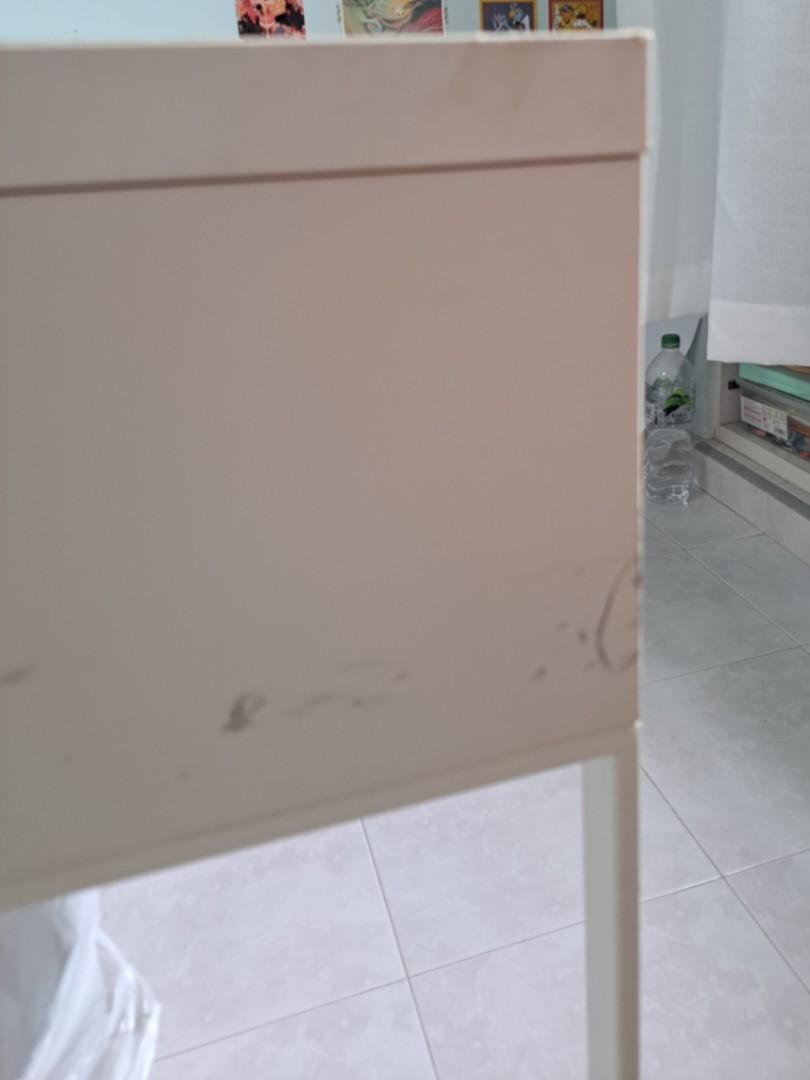 IKEA Micke Desk Table White, Furniture & Home Living, Furniture, Tables ...