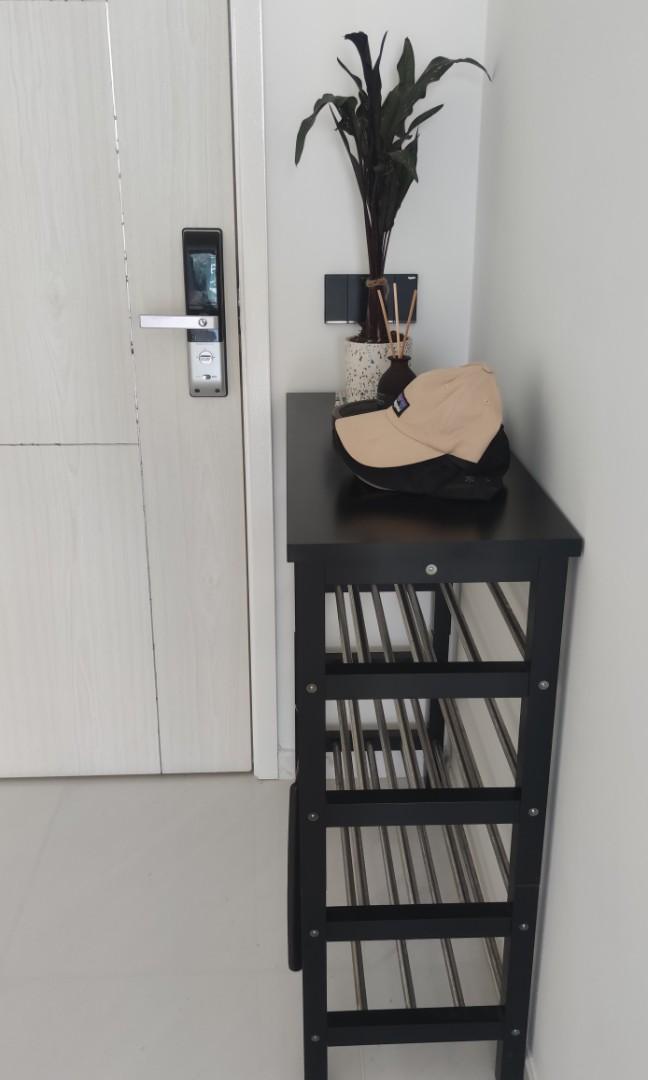 IKEA TJUSIG shoe rack, Furniture & Home Living, Furniture, Shelves ...