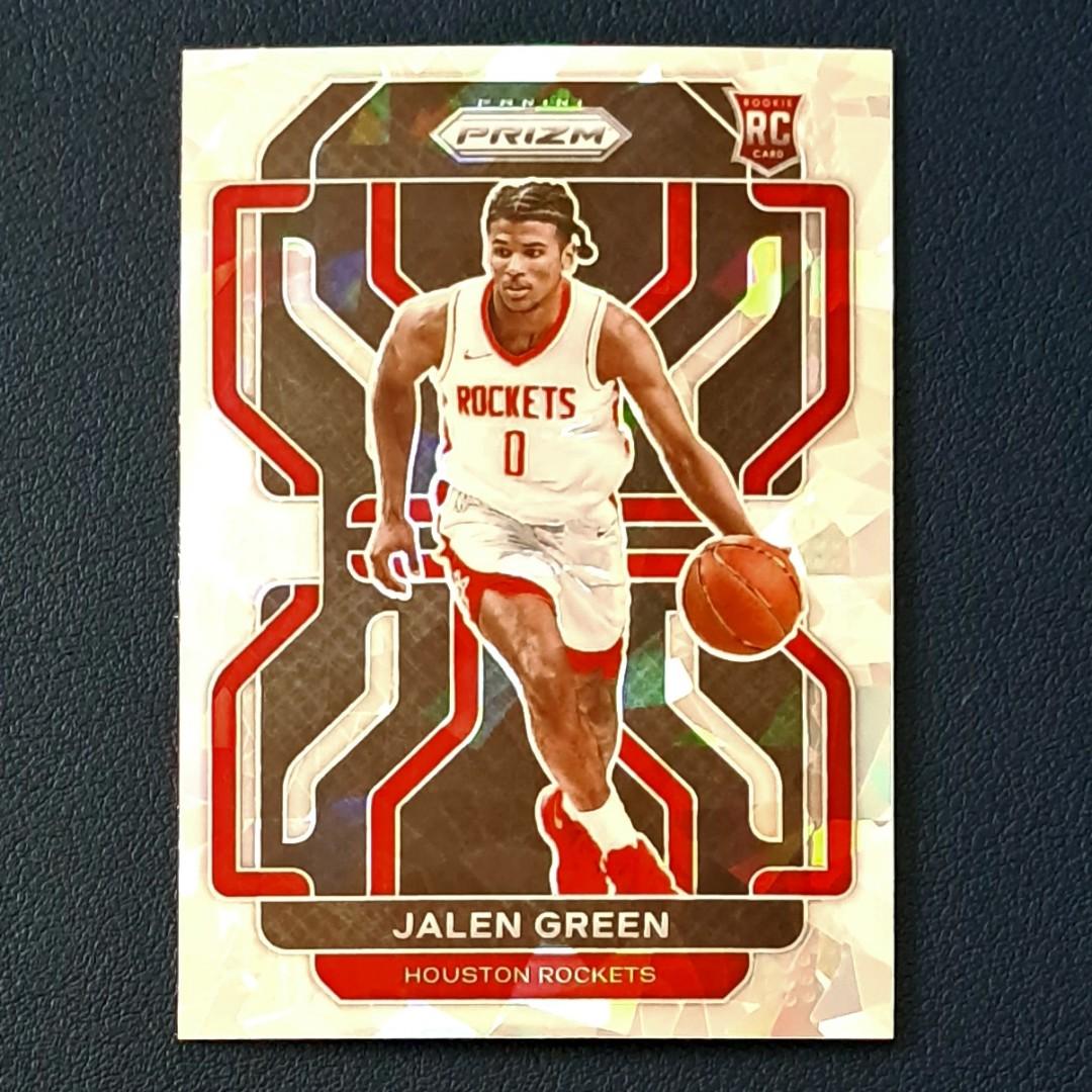 Jalen Green Panini Prizm 2021-22 RC Silver Cracked Ice NBA Cards, Hobbies & Toys, Memorabilia ...