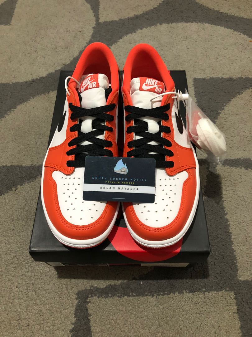 Jordan 1 Low Starfish, Men's Fashion, Footwear, Sneakers on Carousell