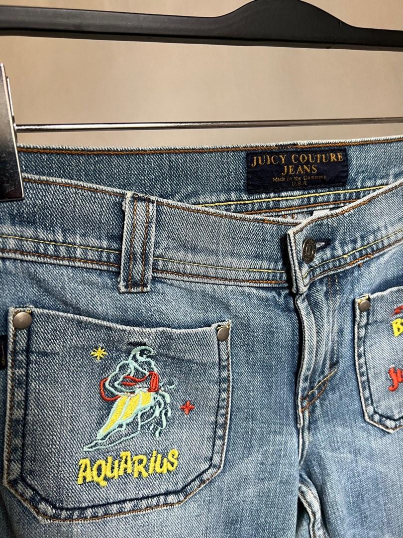 Juicy Couture Y2k Zodiac Sign Jeans, Women's Fashion, Bottoms, Jeans on ...