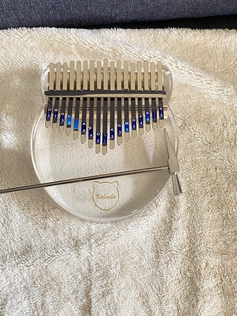Kalimba Acrylic Crystal, Hobbies & Toys, Music & Media, Musical ...