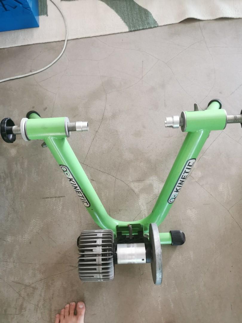 Kinetic bicycle trainer (adapter for smaller wheels), Sports Equipment ...