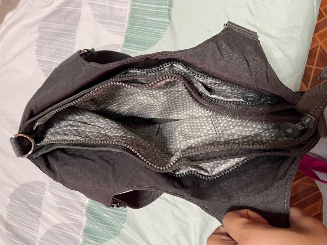 Kipling grey hobo, Women's Fashion, Bags & Wallets, Cross-body Bags on ...