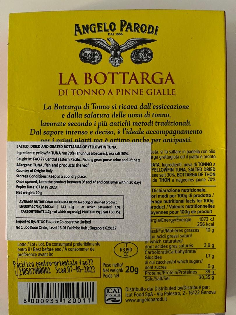 La Bottarga Italian Fish Roe Powder, Food & Drinks, Spice & Seasoning ...