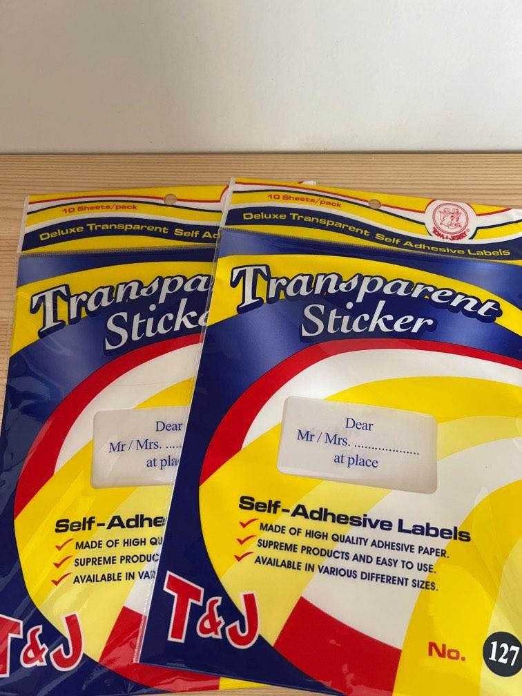 Label Transparan Tom And Jerry 127 Label Undangan Buku And Alat Tulis Alat Tulis Di Carousell