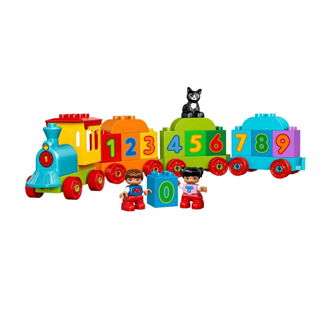 LEGO DUPLO 10847 Number Train Set Colourful Counting for numbers and ...