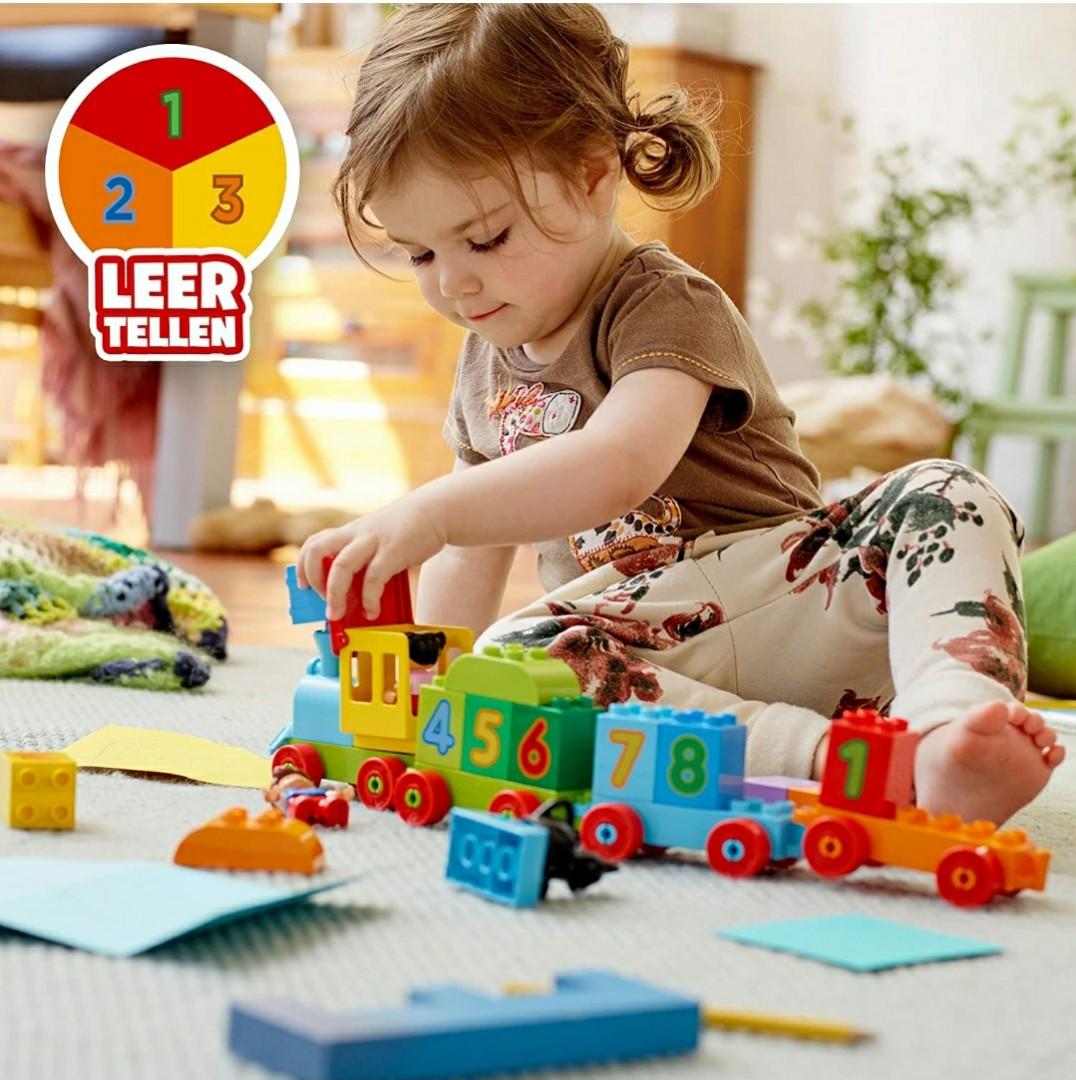 LEGO DUPLO 10847 Number Train Set Colourful Counting for numbers and ...