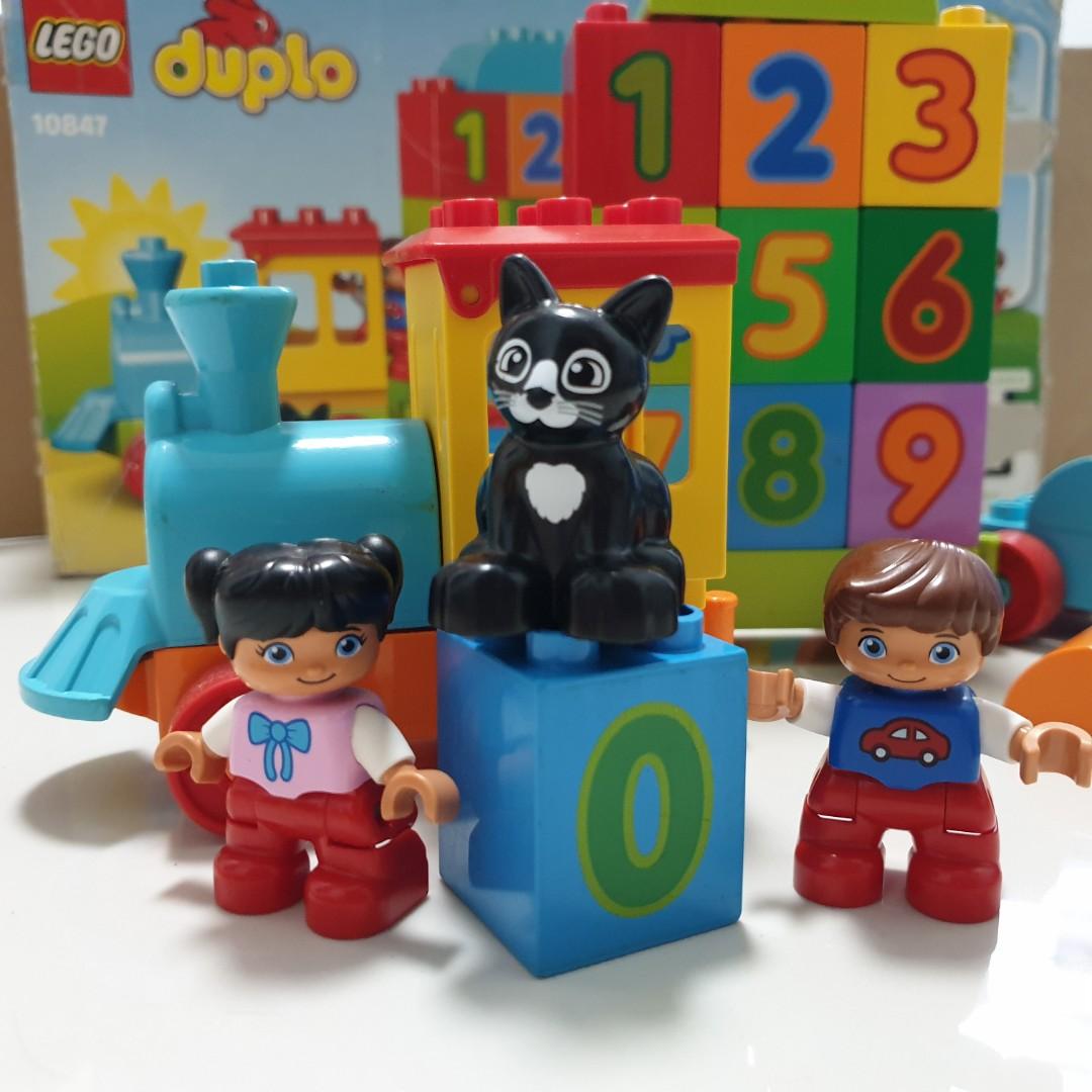 LEGO DUPLO 10847 Number Train Set Colourful Counting for numbers and ...