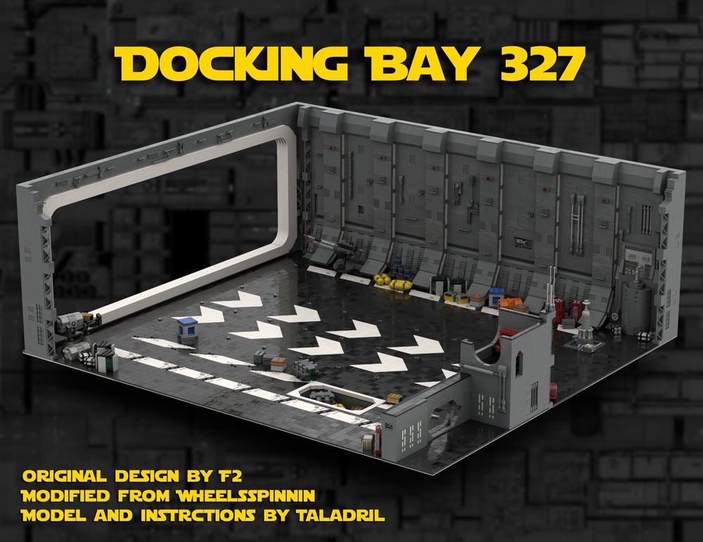 Lego millennium falcon docking bay, Hobbies & Toys, Toys & Games on ...